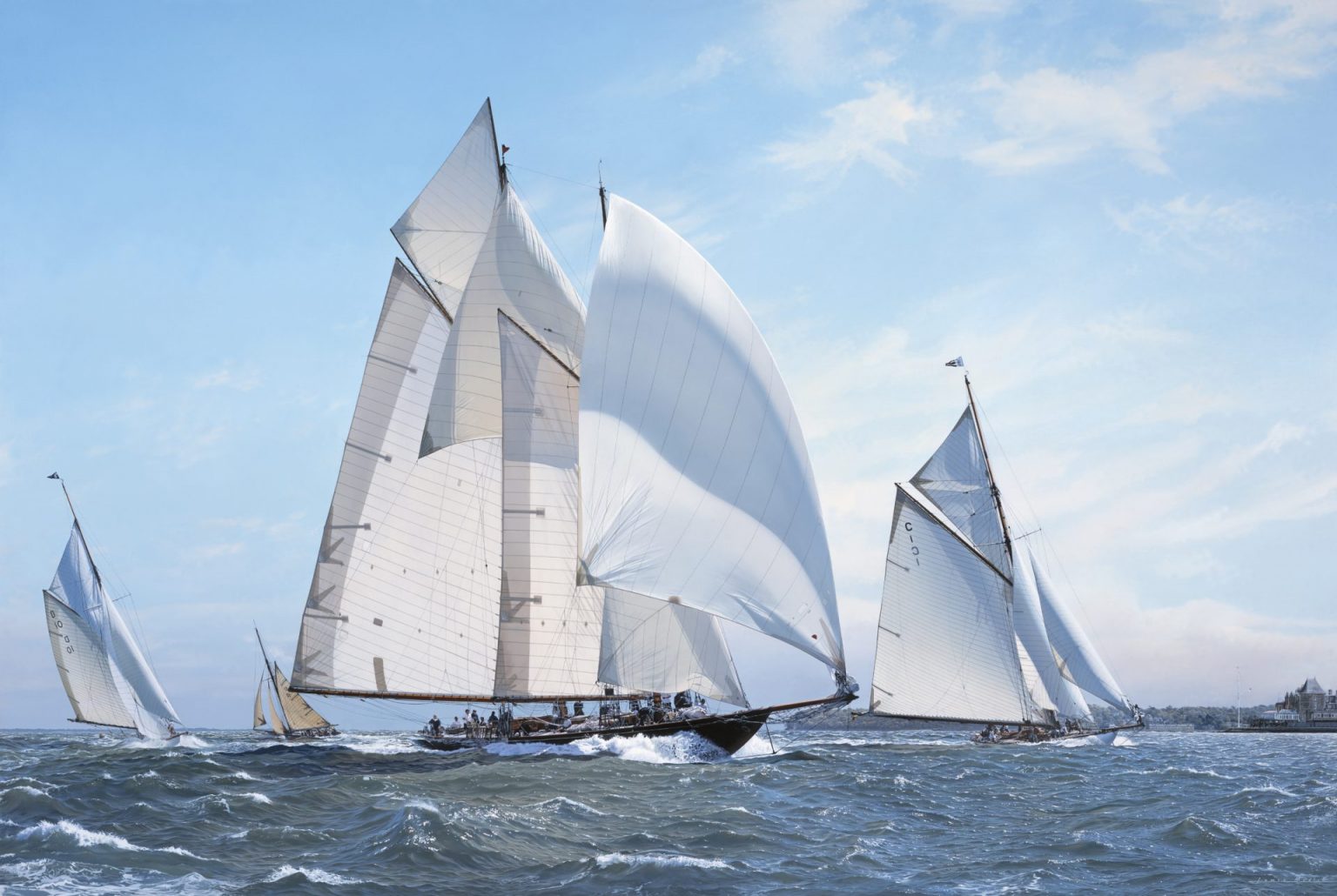 Classic Yachts - Jamie Medlin Marine Artist