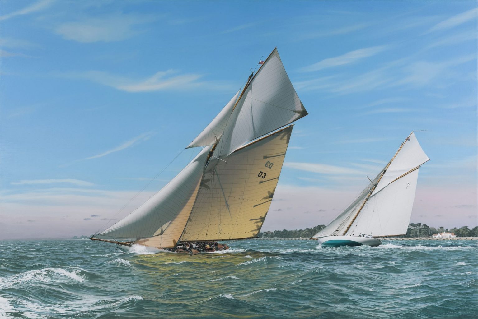 Classic Yachts - Jamie Medlin Marine Artist