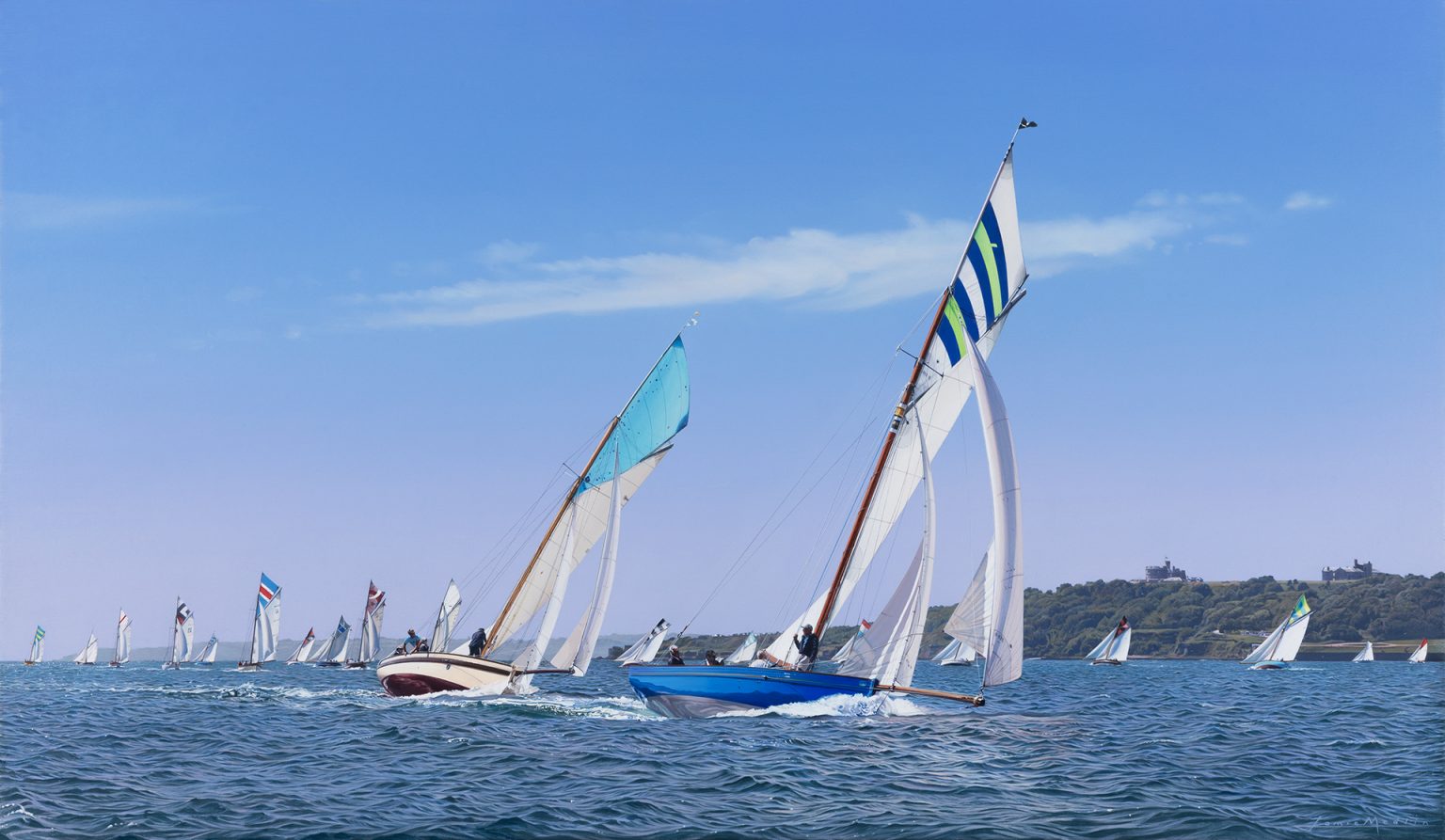 Working Boat World Championships - Jamie Medlin Marine Artist